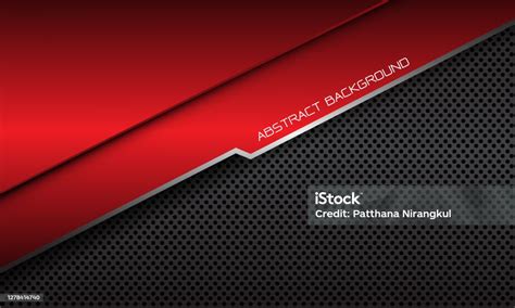 다크 그레이 서클 메쉬 패턴의 추상적 인 빨간색 삼각형 실버 라인 다각형 은색 라인 다각형 은은 현대 럭셔리 미래지향적 입니다 배경 벡터 그림입니다 0명에 대한 스톡 벡터