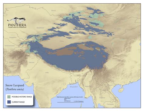 Leopard Range Map Leopard Range Map
