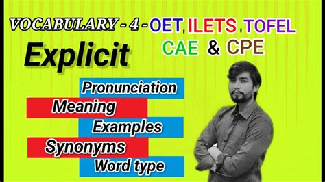 Explicit Synonym