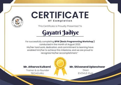 Gayatri Jadiye On Linkedin Glad To Share That I Successfully Completed My First Workshop About