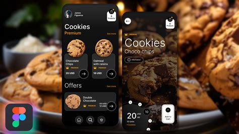 Cookies App Ui Design Templete Figma