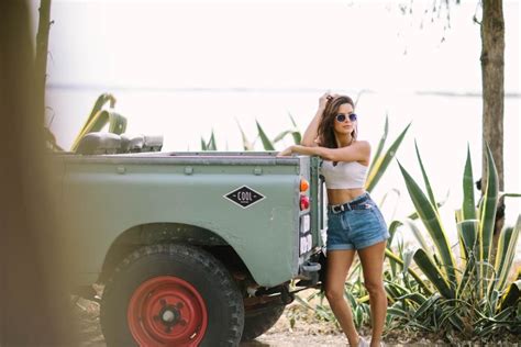 Nothing Goes Together Like A Gorgeous Girl And Land Rover Series Iii Airows