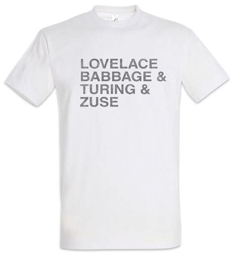 Lovelace And Babbage And Turing And Zuse T Shirt The Thrilling Adventures Of Fun