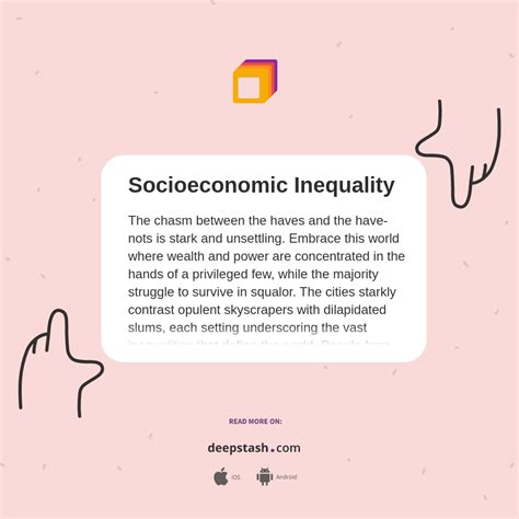 Socioeconomic Inequality Deepstash
