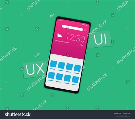 Calendar Mobile Apptasks Ui Ux Design Stock Vector Royalty Free