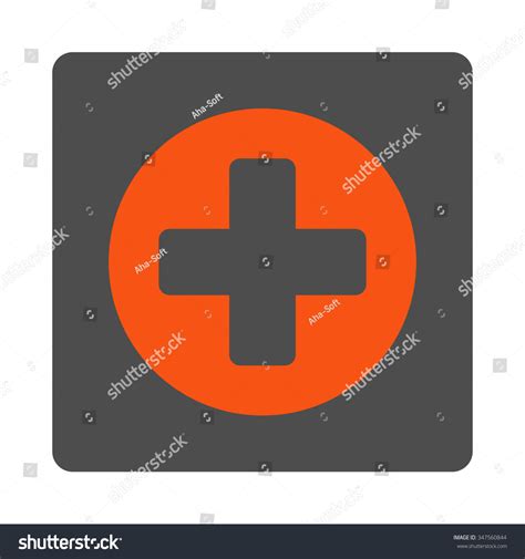 Append Vector Icon Style Is Flat Rounded Square Royalty Free Stock