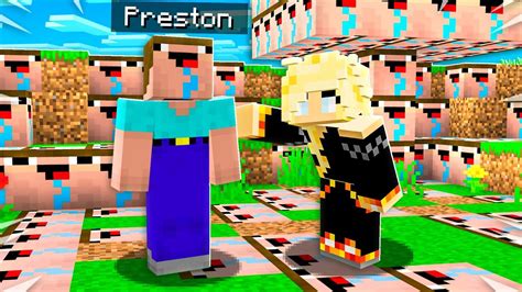 Minecraft But Everything You Touch Turns To Noob1234 Youtube