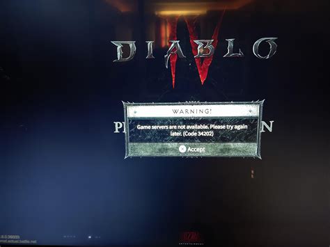 Diablo4 Is Giving Me An Error Upon Trying To Start Up In This Timeline R Diablo4