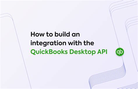 How To Build An Integration With The Quickbooks Desktop Api Codat