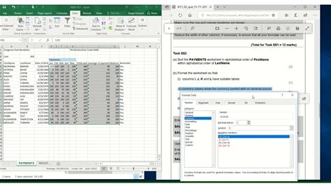 Igcse Ict Spreadsheets Task Ss2 Explanation Youtube