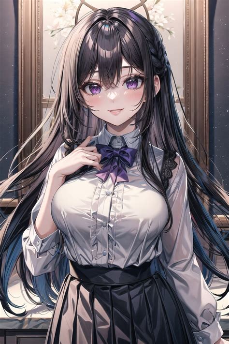 검은 긴 생머리 Ai 일러 치지직 에펨코리아