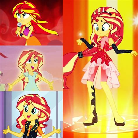 Sunset Shimmer Rainbow Rocks Transformation