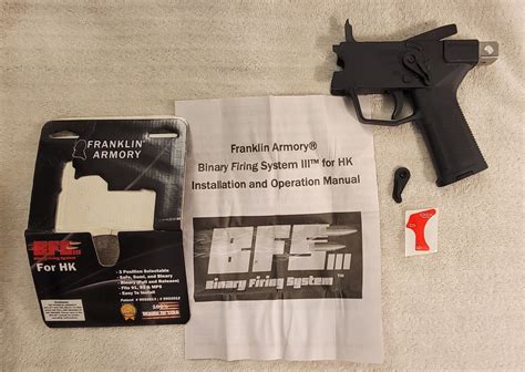 Franklin Armory Binary Trigger With Hk Type Housing Complete Drop In Unit Ready For Plug And