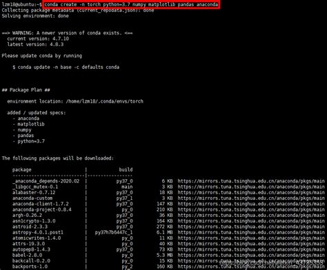 linux 服务器使用 conda 安装 pytorch conad官网下载torch csdn博客