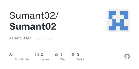 Github Sumant02sumant02 All About Me