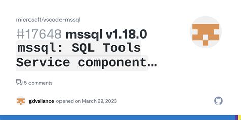 Mssql V1180 `mssql Sql Tools Service Component` Could Not Start
