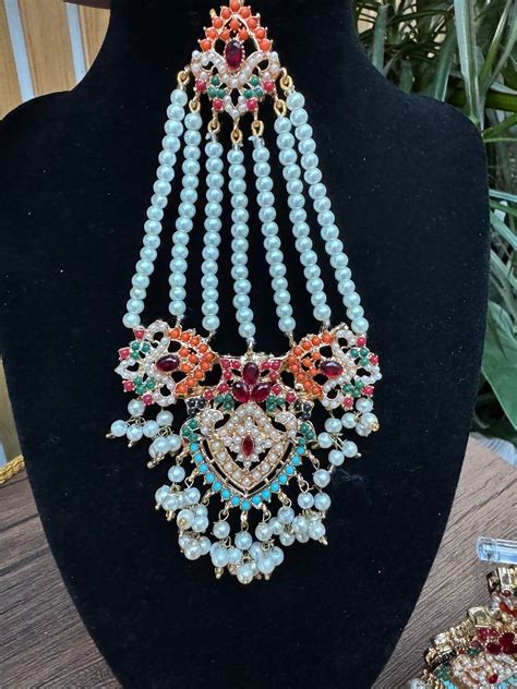 Ruby Mala Set Red Stone Etsy