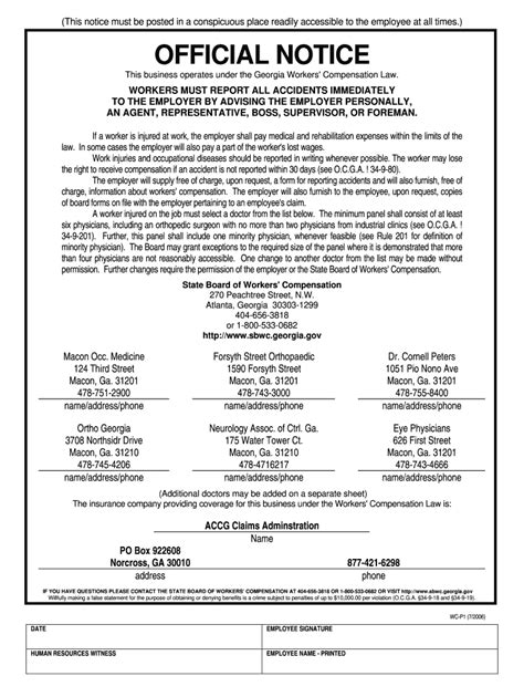 Workers Comp Panel Fill Out And Sign Online Dochub