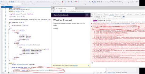 Unhandled Exception Rendering Component Microsoft Qanda