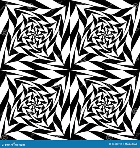 Vector Modern Seamless Geometry Pattern Squares 3d Black And White Abstract Stock Vector