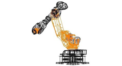 Abb Irb 6640 Robot 3d Model Rigged Cgtrader