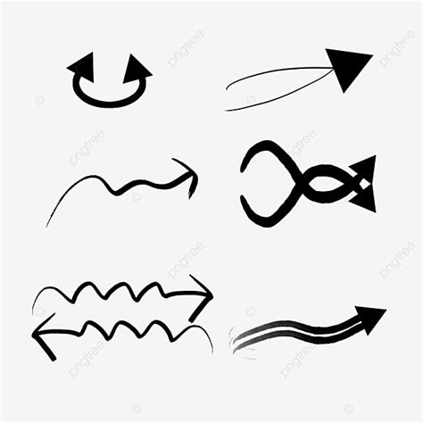 Indicator Arrow PNG Image Indicator Arrow Hand Drawn Arrow Point Direction PNG Image For