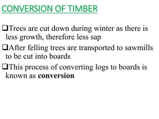 Conversion Of Timber Pptx