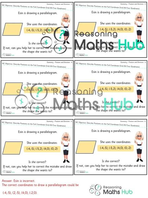 Describe Positions On The Full Coordinate Grid 2 Master The Curriculum