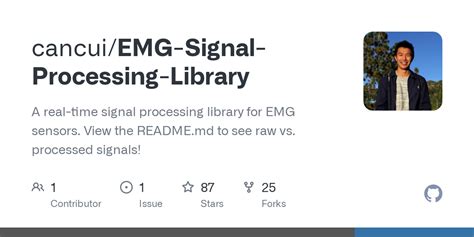 GitHub Cancui EMG Signal Processing Library A Real Time Signal Processing Library For EMG