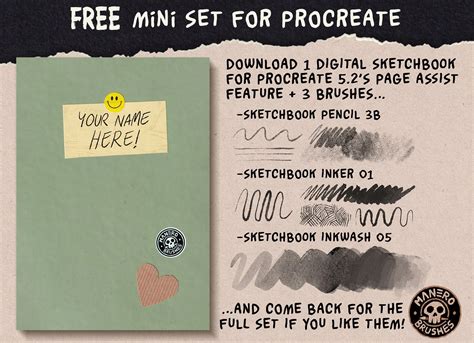 Sketchbook Procreate Brushes GraphicsBunker