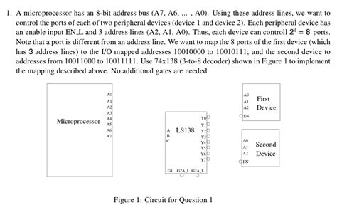 a microprocessor has an 8 bit address bus a7 a6