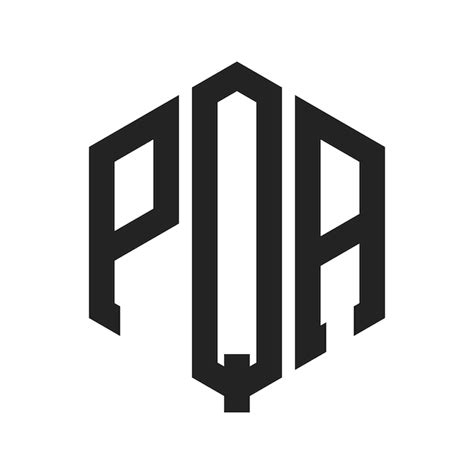 Premium Vector Pqa Logo Design Initial Letter Pqa Monogram Logo Using