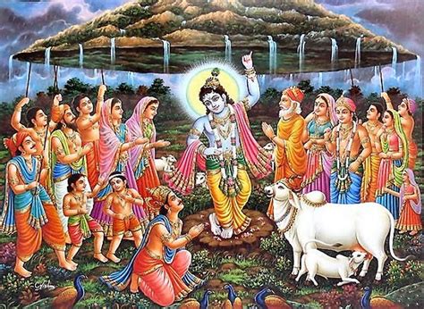 APP MITHI STORIES KRISHNA LIFTING GOVARDHAN STORY