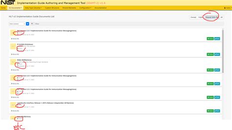 Bug My Igs Show Up In Shared With Me List · Issue 1477 · Usnistgovhl7 Igamt · Github