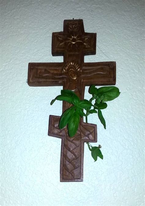 Considering Decorating Your Cross With Basil Since That Herb Was Found