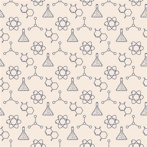 Seamless Pattern With Science Elements 12044603 Vector Art At Vecteezy