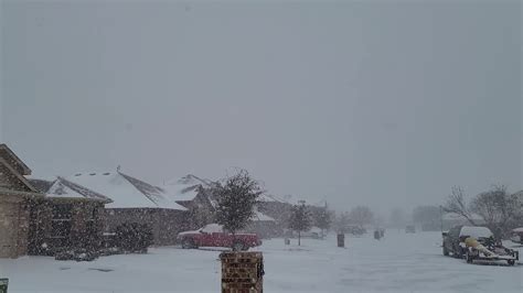 Ponder Tx Snow 2 14 2021 4k 60fps Youtube
