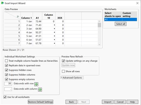 Jmp Doesnt Recognize Year From Date Column When Importing Excel To Jmp