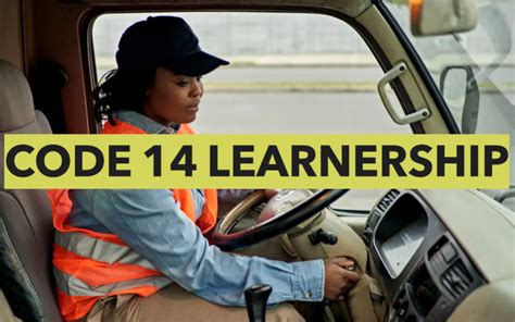 Code 14 Driver Learnership Opportunity In Johannesburg Apply Now Sa