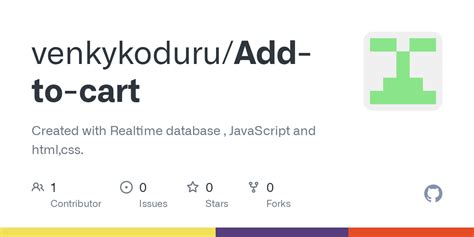 Github Venkykoduruadd To Cart Created With Realtime Database Javascript And Htmlcss