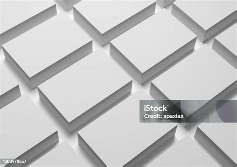 빈 흰색 명함 모형 3d 일러스트레이션 명함에 대한 스톡 사진 및 기타 이미지 명함 0명 더미 Istock