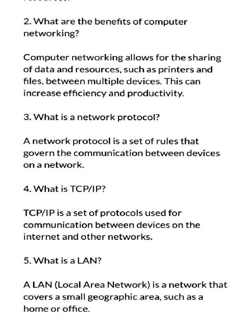 Networking Concepts Class 8 Chapter Based Questions 27 Sep 2024 18 26