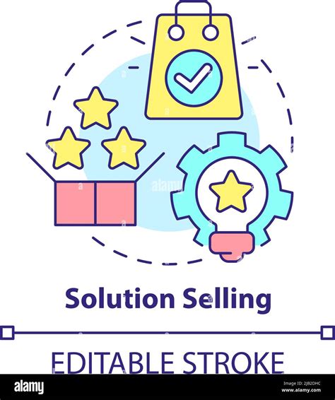 Solution Selling Concept Icon Stock Vector Image And Art Alamy