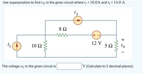 Use Superposition To Find V0 ﻿in The Given Circuit