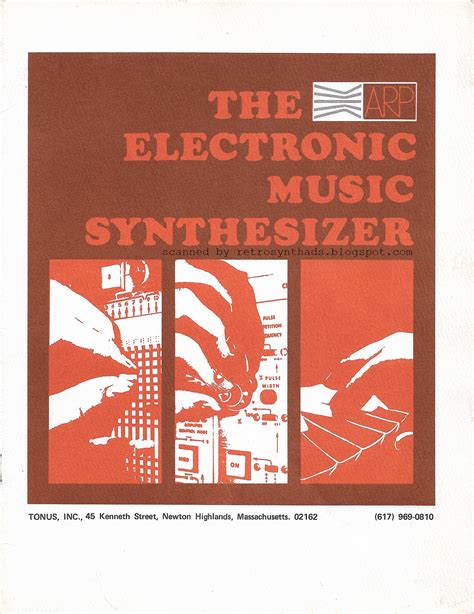 Retro Synth Ads Arp 2500 Modular The Arp Electronic Music Synthesizer Brochure And Mail In