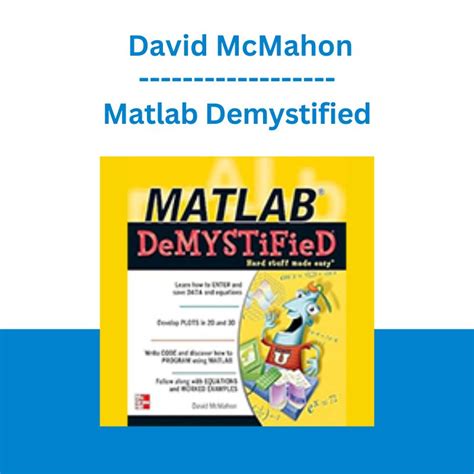 Matlab Demystified David Mcmahon