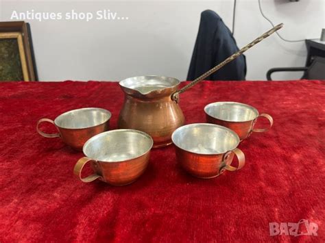 Ръчно кован меден сервиз №2653 в Антикварни и старинни предмети в гр Велико Търново