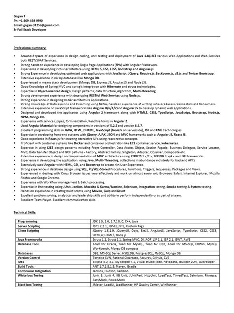 gagan java full stack developer pdf j query ajax programming