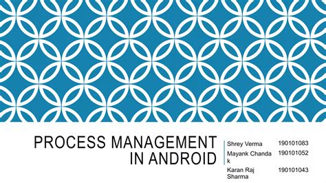 Process Management In Android Pptx Operating Systems Computer Software And Applications