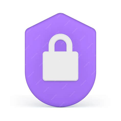 Premium Vector Lock Data Protect Padlock Shield Security Cyber Technology Crime Control 3d